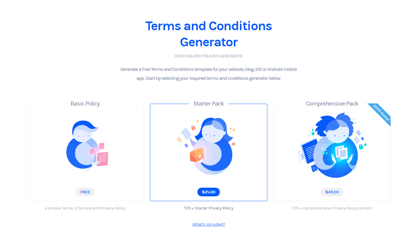 THE Best Terms and Conditions Generator (and 2 ok-ish alternatives)