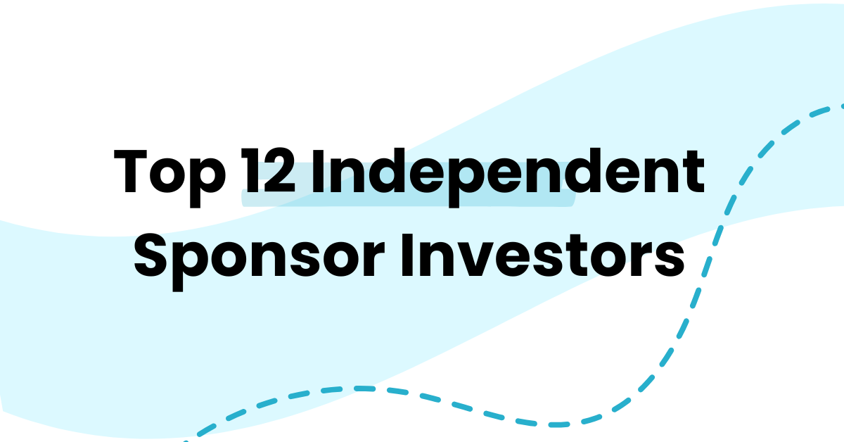 Top Independent Sponsor Equity Investors (updated 2026)